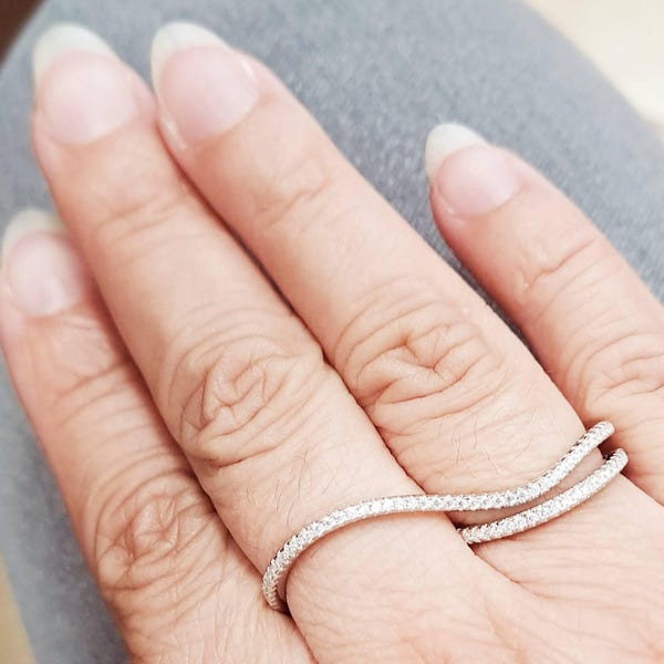 Ring, Double Ring, 2 Finger Ring, Two Finger Ring, Finger Ring ...