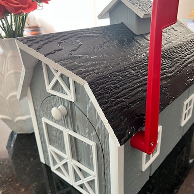 Dog Mailbox Amish Handmade Wooden Metal Insert USPS Approved - Etsy