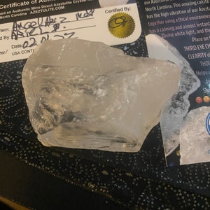 MEGA METAPHYSICAL SET With Wood Display Case Azeztulite | Etsy