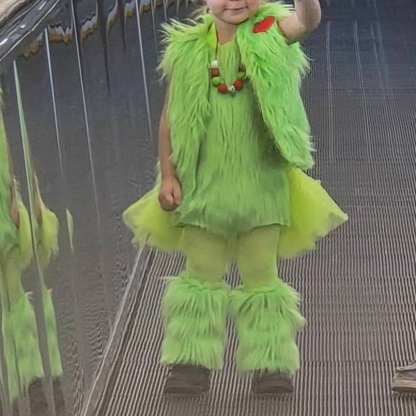 Cindy Lou Who Costume, Christmas, Pageant, Halloween Dress Grinch - Etsy