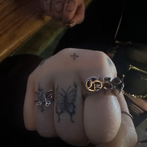 Lil Peep Ring Stainless Steel Wraparound Ring Available in US Sizes 6 ...