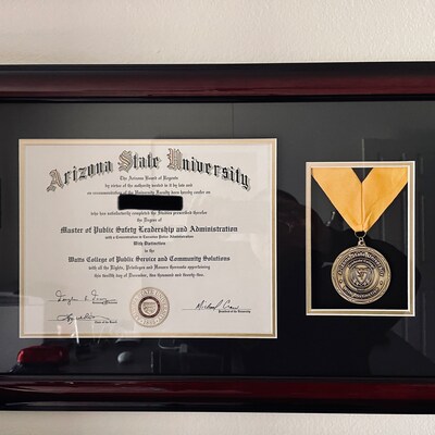 State Medical Board Certificate Frame Doctor Physician Certification ...