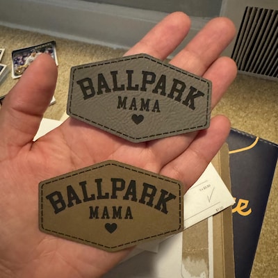 Mama Iron on Hat Patch, Custom Leather Patch, Leather Patches for Hats ...