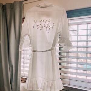 Bride Robe Personalized Bride Gift Bridal Shower Gift Unique Wedding ...