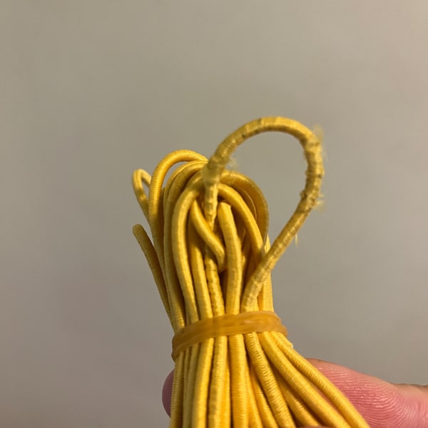 3mm Elastic Round Cord Stretch Rubber Rope Bungee Shock Cord Single ...