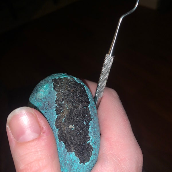 Picky Party Fully Covered Caribbean Blue Picking Stone Fidget - Etsy