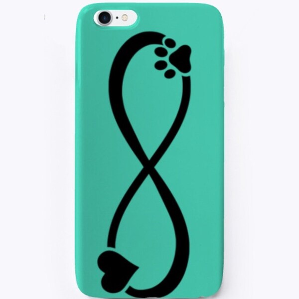 Paw Print on Infinity Symbol, SVG PNG File for Cutting Machines ...