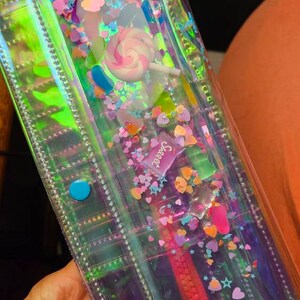 Liquid Glitter Tiny Wallet Life in Plastic, It's Fantastic Pink Small ...