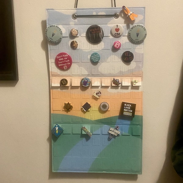 Enamel Pin Holder, Organizer and Display, Holds up to 108 Pins - Etsy