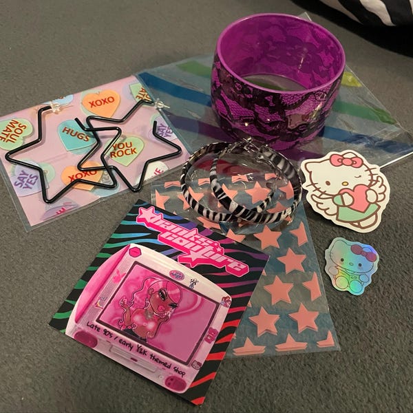 Y2K Hair Clips Early 2000s Nostalgia Emo Scene Zebra Leopard Mcbling ...