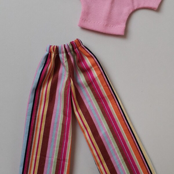 Handmade Outfit for 11.5 Inch Fashion Doll, Elasticated Pants With ...
