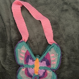 Crochet Butterfly Bag Pattern PDF - Etsy