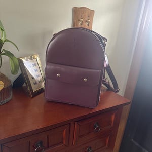 Leather Half-moon Bag, College Bag for Women, Shoulder Bag Minimal ...