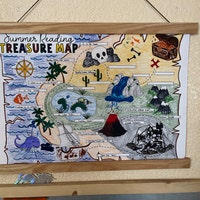 Summer Reading Printable for Kids, Summer Reading Treasure Map, Book ...