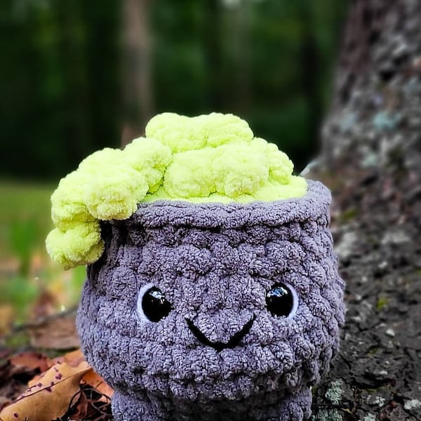 Mini Cauldron Crochet Pattern, Fillable Mini Cauldron, Mini Cauldron W ...