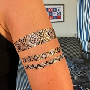 PIXIE DUST Flash Tattoos 2 Sheet Pack Metallic Temporary Tattoos ...