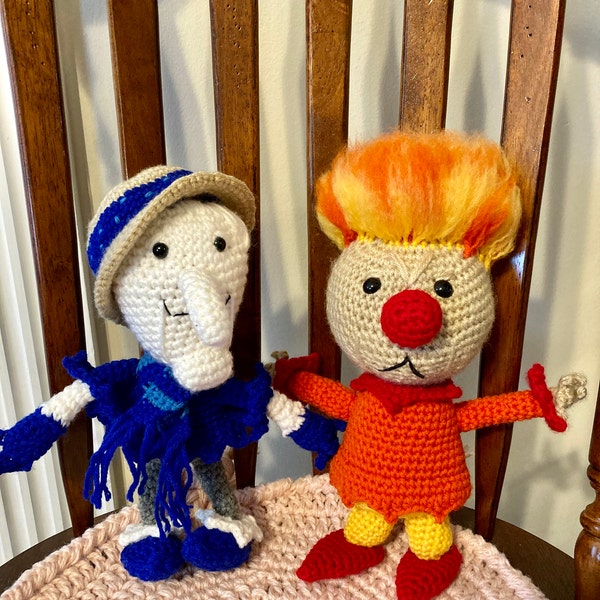 Snow and Heat Miser 2 Crochet Patterns by Erin Scull - Etsy