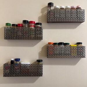 Mid Century Modern Perforated Steel Mail Holder Magazine Rack iPhone ...