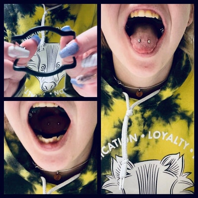 Strapless Ring Gag Tongue Piercing Edition - Etsy