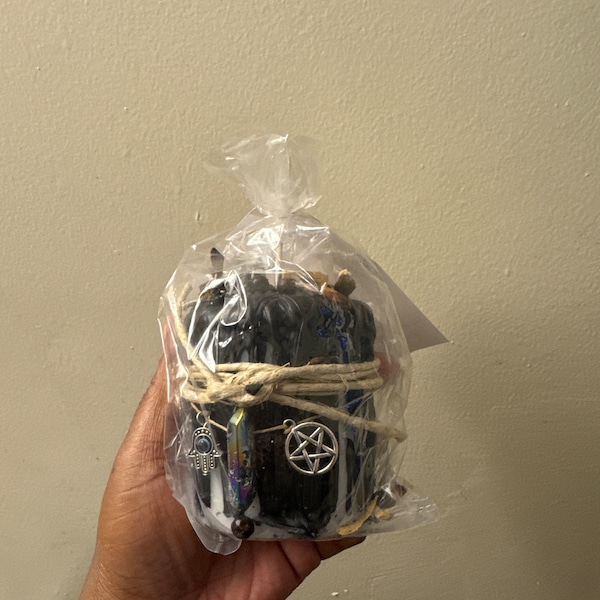 Protection From Evil Candle, Evil Eye Candle, Banishing Spell ...