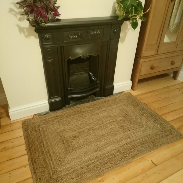 Green Rag Rug- Recycled Cotton Rags- 70x105cm - Etsy UK