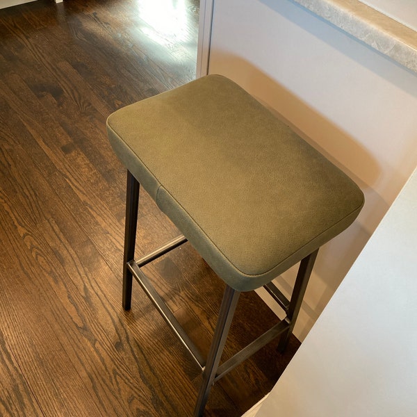 Bertie Elmsworth Steel Frame Industrial Frame Bar Stool With Chunky Elm ... Bertie Elmsworth Steel Frame Industrial Frame Bar Stool With Chunky Elm ...