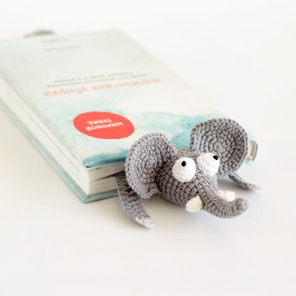 Elephant Bookmark Crochet Pattern | Amigurumi PDF Pattern - Etsy