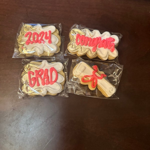 Graduation Sugar Cookies - Grad Party Favors - Grad Party Sweets - Etsy