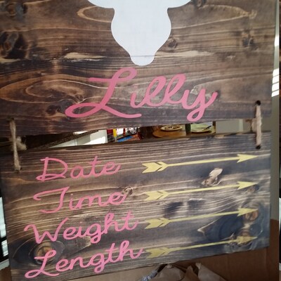 Welcome Wood Sign Rustic Wood Sign Small Welcome Sign Mini Wood Block ...