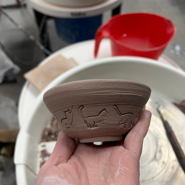 Pottery Texturing Ceramic Clay Rollers: Rélyéf Set of Embossed Waves 10 ...