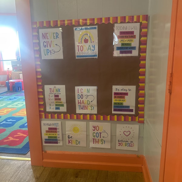 BULLETIN BOARD BORDERS - Bold & Bright Collection | Classroom Bulletin ...
