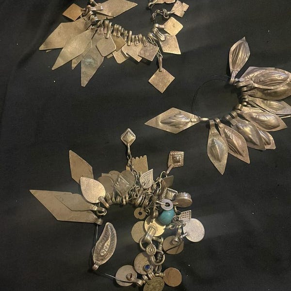 Vintage Balochi Tribal Beaded Patches Matching Pair 3.5 Wide 17156 - Etsy