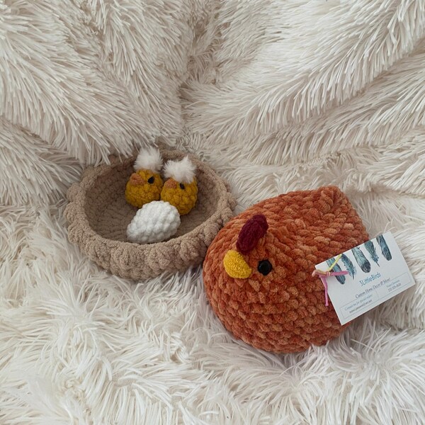 Mama and Mini Mabel Chicken™ CROCHET PATTERN - Etsy