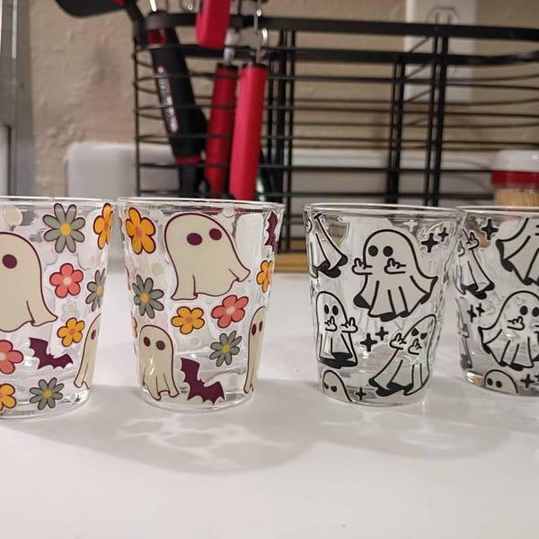 Ghost Shot Glasses | Spooky Shot Glass | Party Favors | Customized Shot ...