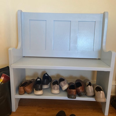 36 Inch Storage Bench With Steel Legs in Your Choice of Color - Etsy