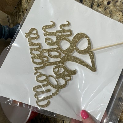 Hello 28 Birthday Cake Topper, Glitter Cake Topper - Etsy