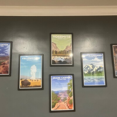 3 Poster Bundle Any 3 National Park Posters, National Park and Hiking ...