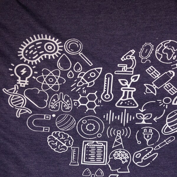 I Love Science, Science Heart PNG, JPEG, SVG Instant Download - Etsy