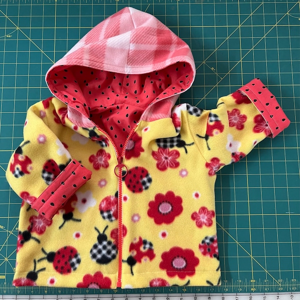 Baby Jacket Pattern Sewing, Toddler Dress Sewing Pattern, Hooded Coat ...