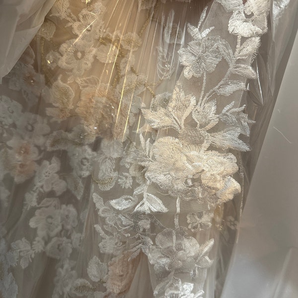 Bridal Pearl Cap Sleeves #185, Beaded Bridal Sleeves, Detachable Pearl ...