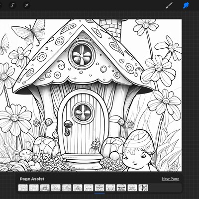 Relaxing Coloring Pages: Fairy Houses 100 Pages - Etsy