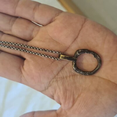 Mens Necklace Men's Silver Pendant Men's Necklace Mens Pendant Men ...