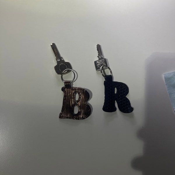 Alphabet Keychain Svg & Pdf, Keyring Cut File, DIY A-Z Alphabet ...