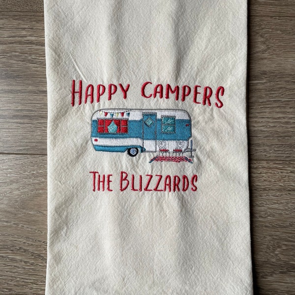 Camper -machine Embroidery Design, Travel Trailer Embroidery Pattern ...