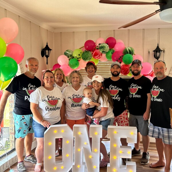 One in a Melon Mom Shirts, One in a Melon Mom Shirts, Birthday Shirt ...