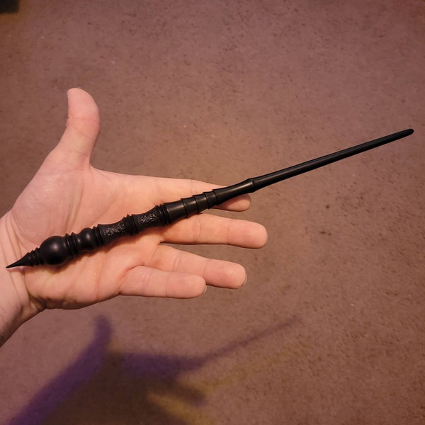 Hand Turned Wood Wand in Ebony and Walnut - Etsy