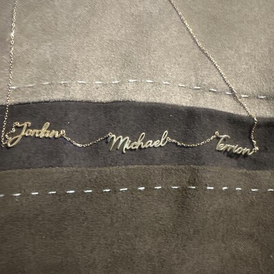 Multiple Name Bracelet, Two Name Bacelet, Personalized Bracelet for ...