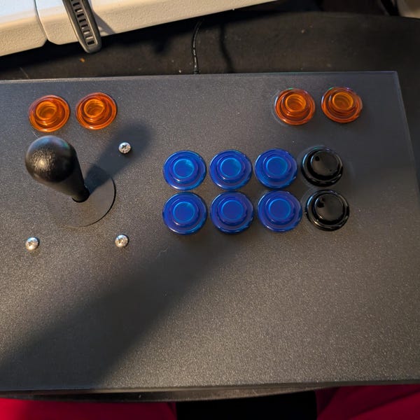 DIY Leverless All Button Controller Case for Sanwa and Similar Buttons ...