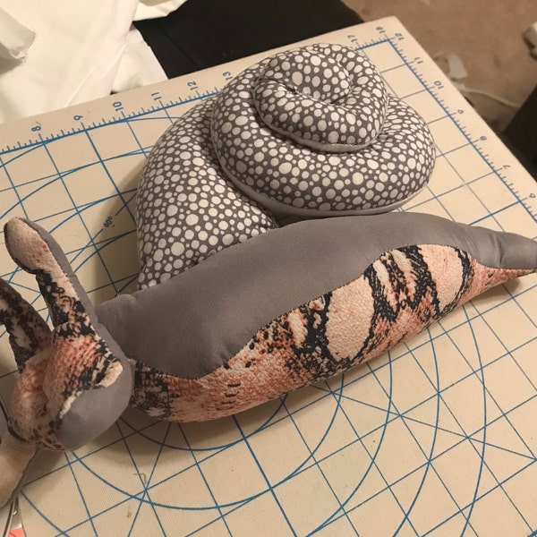 Jester - the Snail PDF Plush • Digital Download • Slug Soft Toy ...