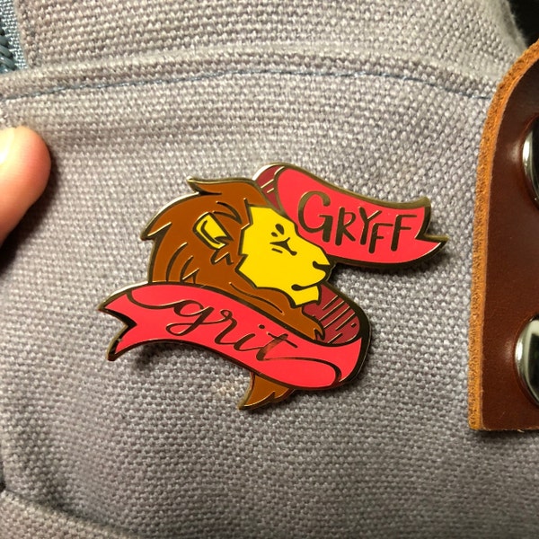 Gryff Grit Enamel Pin - Etsy